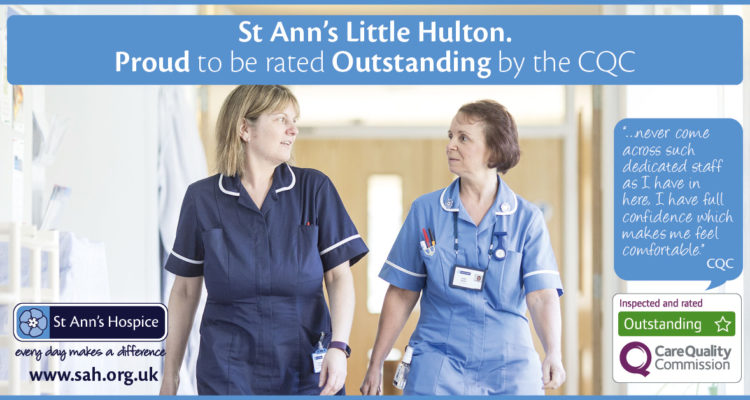 Celebrating our recent 'outstanding' CQC report - Moya Cole Hospice