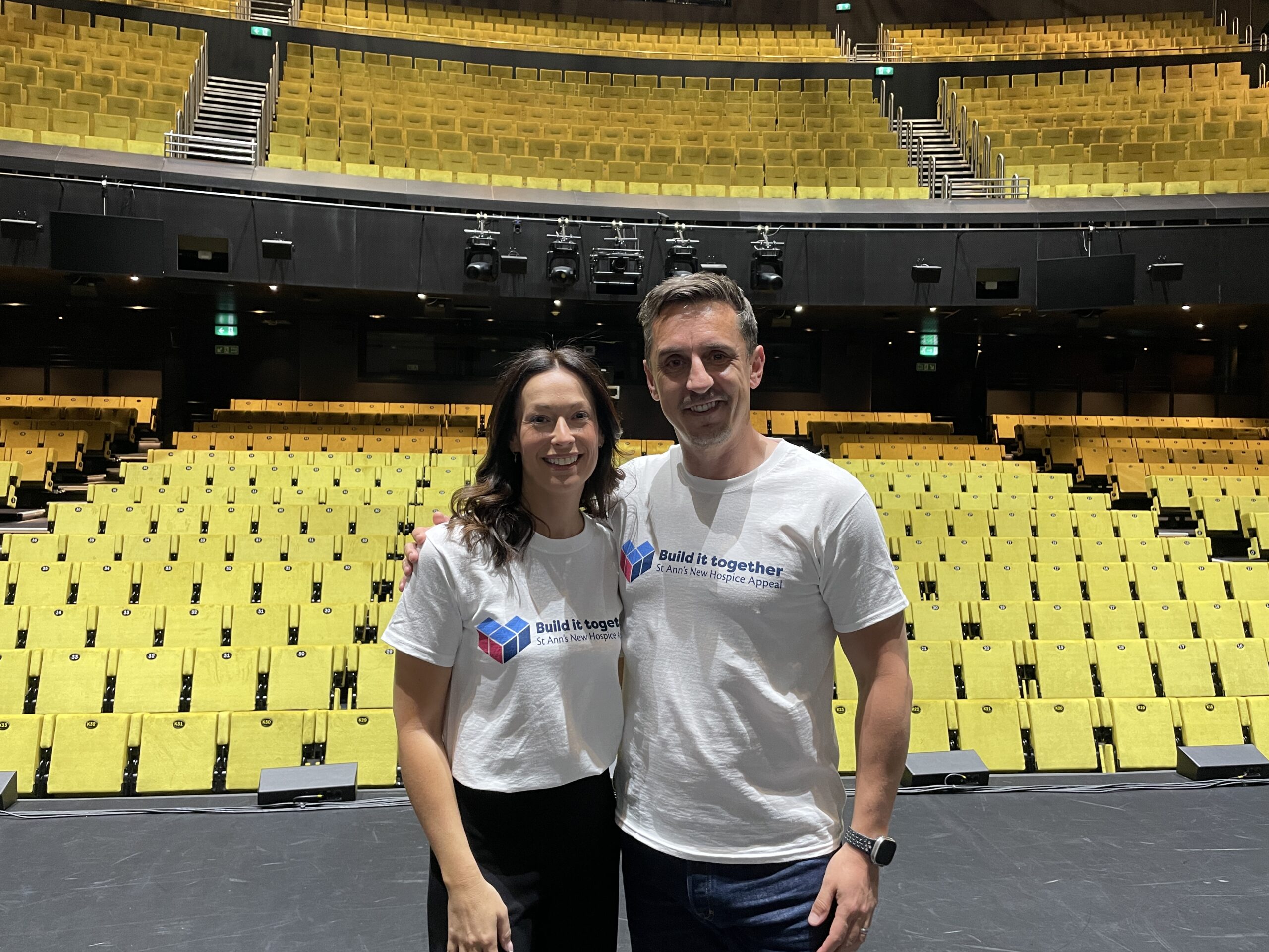 Gary and Emma Neville to host The Great Mancunian Ball - Moya Cole Hospice